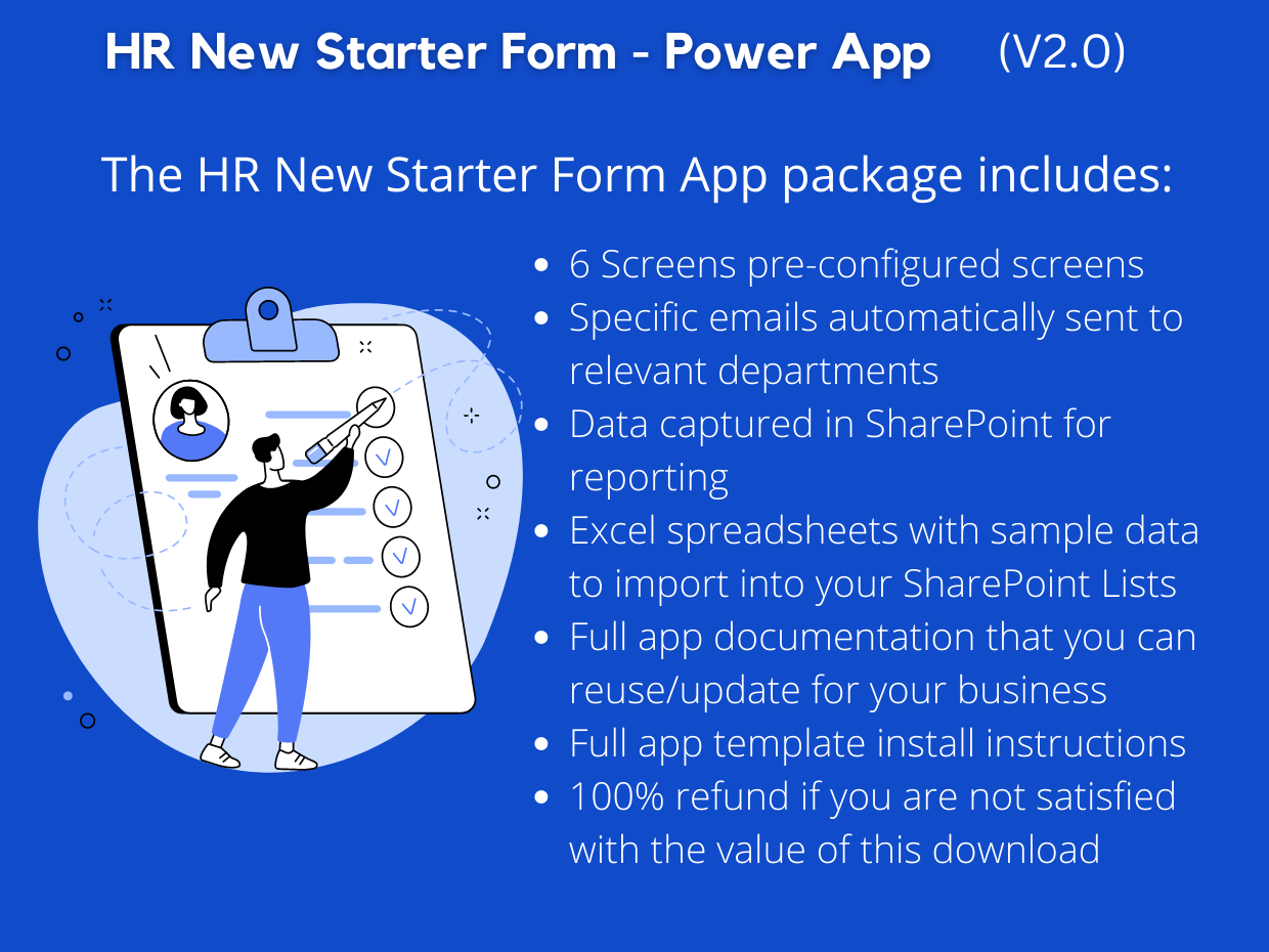 HR Digital Forms - New Starter Form - powerappify
