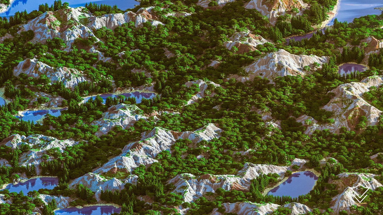 [Terrain] 2K Minecraft Realistic Terrain Map - The Varuna Store