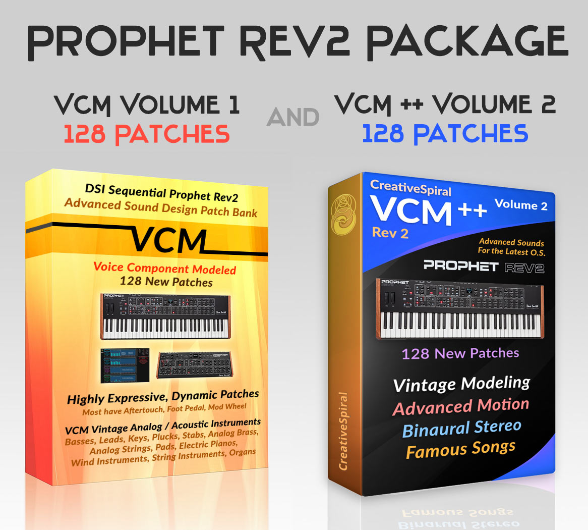 Voice Component Modeling (VCM) Patch Bank Volume 1 - P - SoundDesign