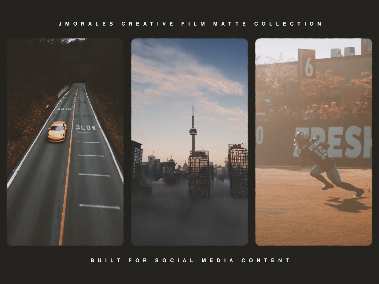 FILM MATTES + GRAIN FOR SOCIAL MEDIA CONTENT - Juan Morales Creative