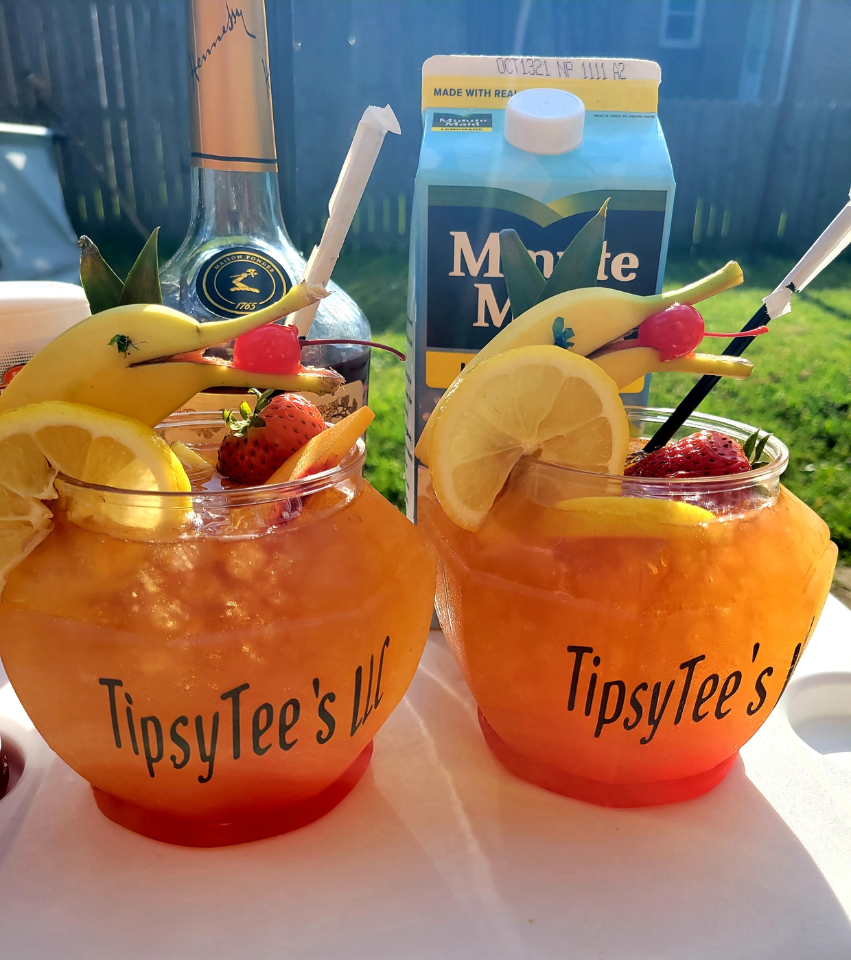 Peach Mango Lemonade Hennessy - TipsyTeesLLC
