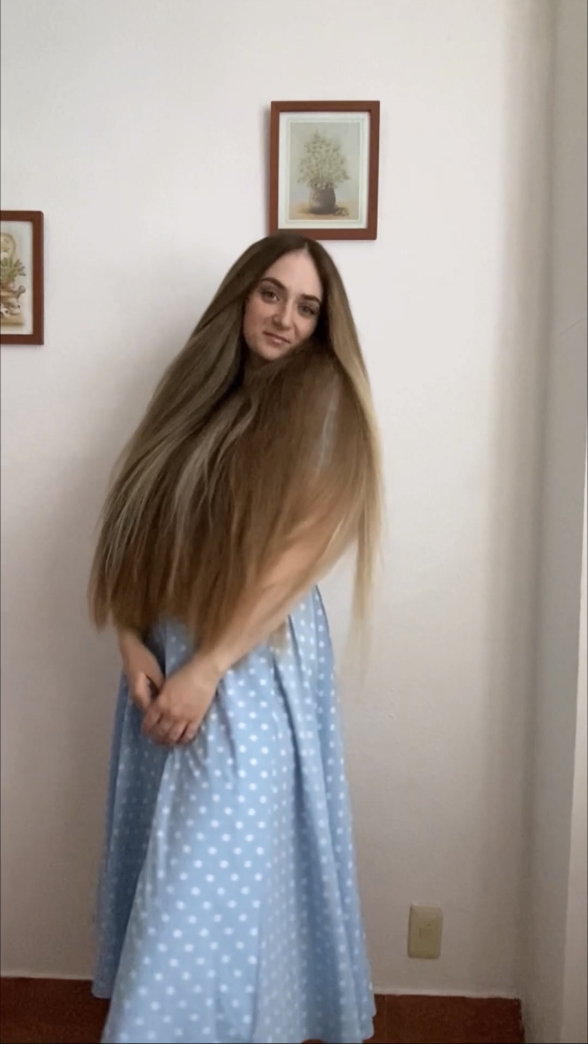 Aleksa's First Video - Fan of Hair