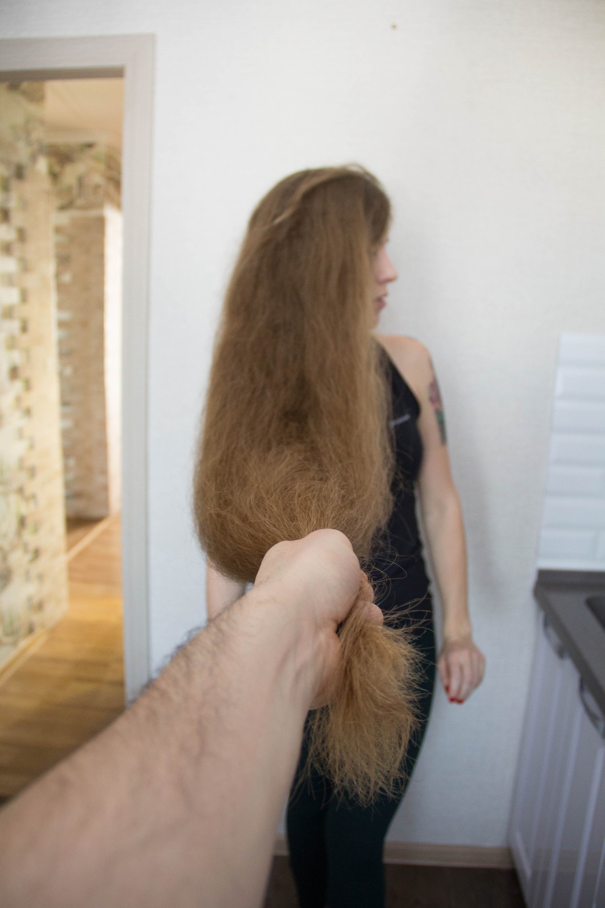 Alena First photoshoot - Fan of Hair