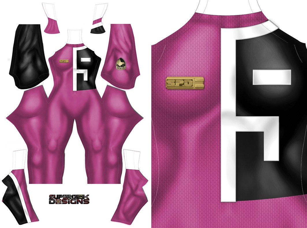 PINK SPD RANGER - pattern file - SUPERGEEK DESIGNS