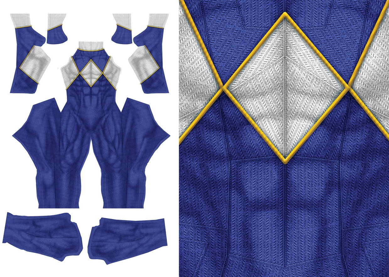 BLUE POWER RANGER (NEW) - SUPERGEEK DESIGNS