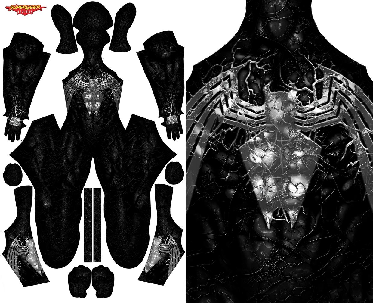 VENOM CONCEPT pattern file - SUPERGEEK DESIGNS