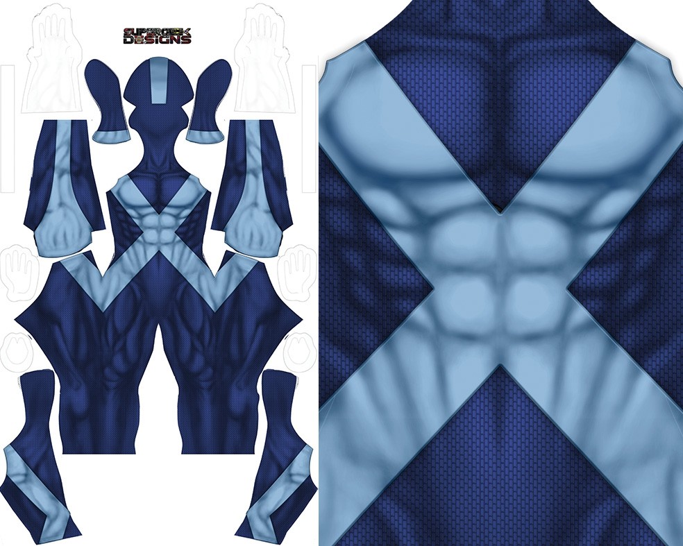 OLD SCHOOL CYCLOPS (no boots) pattern file - SUPERGEEK DESIGNS