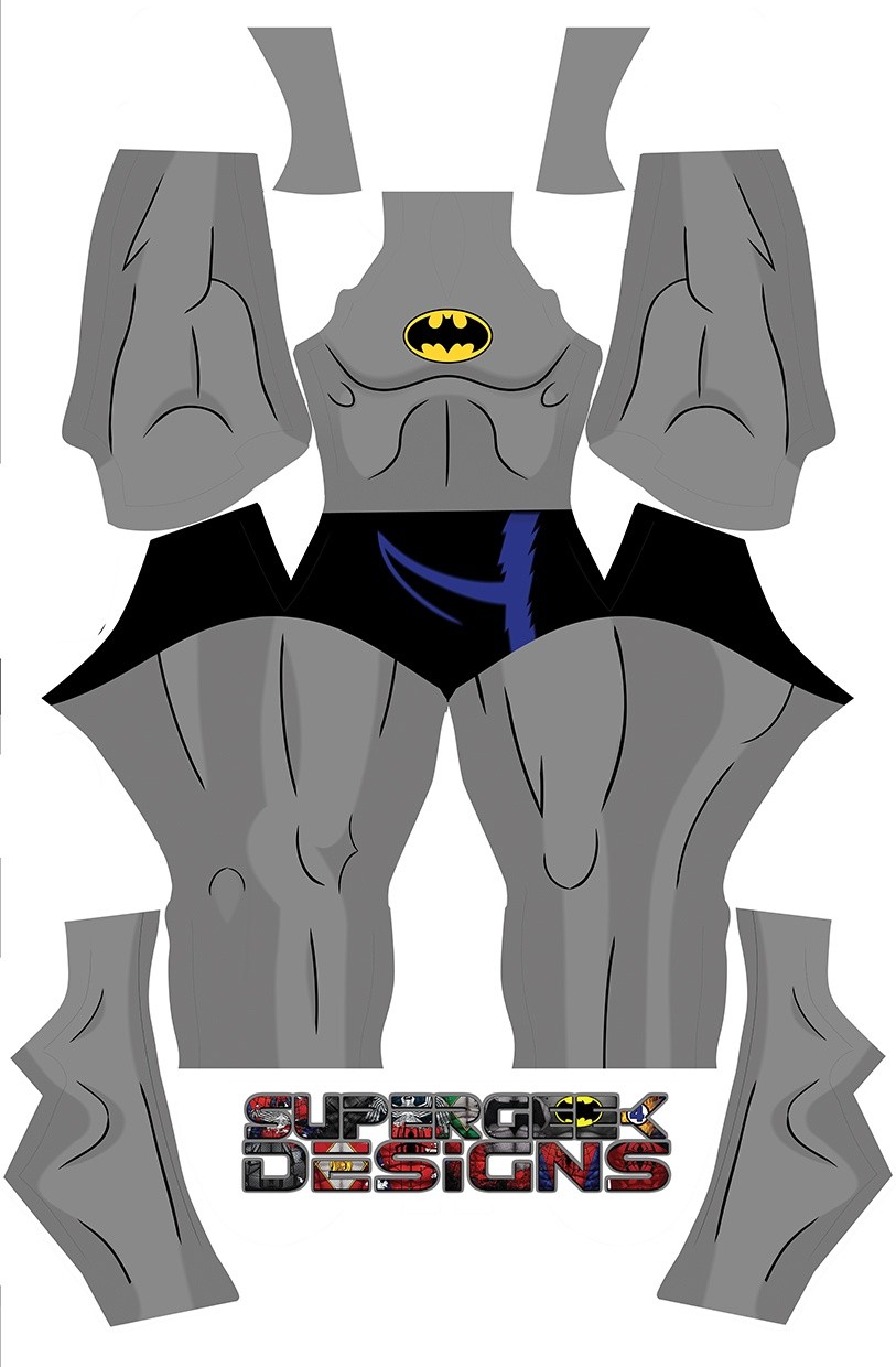 BATMAN the animated TV show (no belt) pattern file - SUPERGEEK DESIGNS