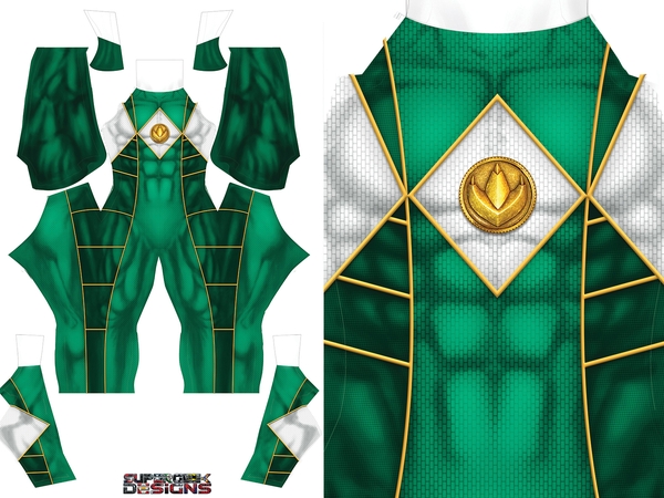 RED NINJA STORM POWER RANGER pattern file - SUPERGEEK DESIGNS