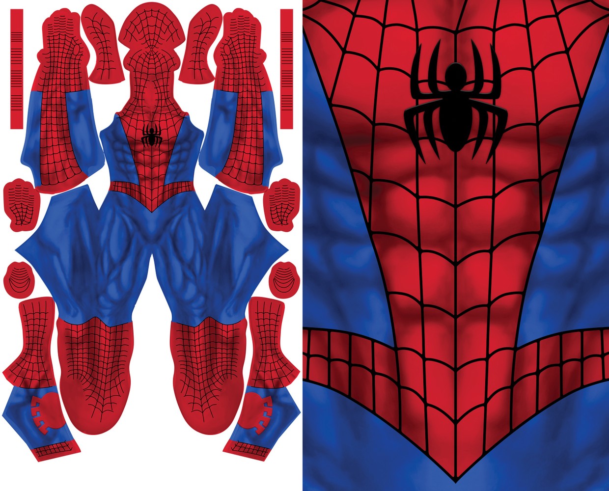 NEW COMIC SPIDER-MAN (altered colors) - SUPERGEEK DESIGNS