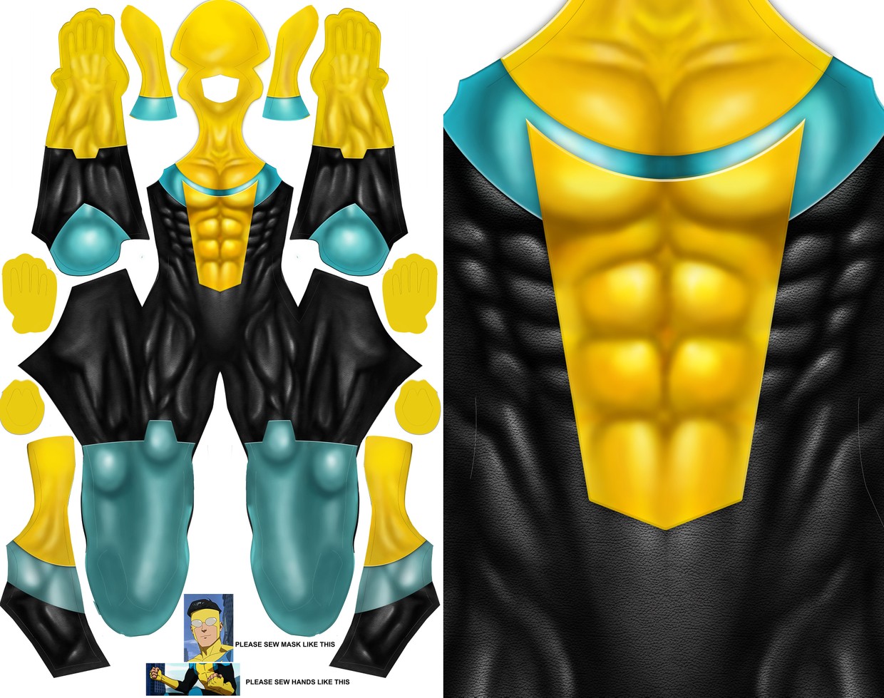 INVINCIBLE pattern file - SUPERGEEK DESIGNS