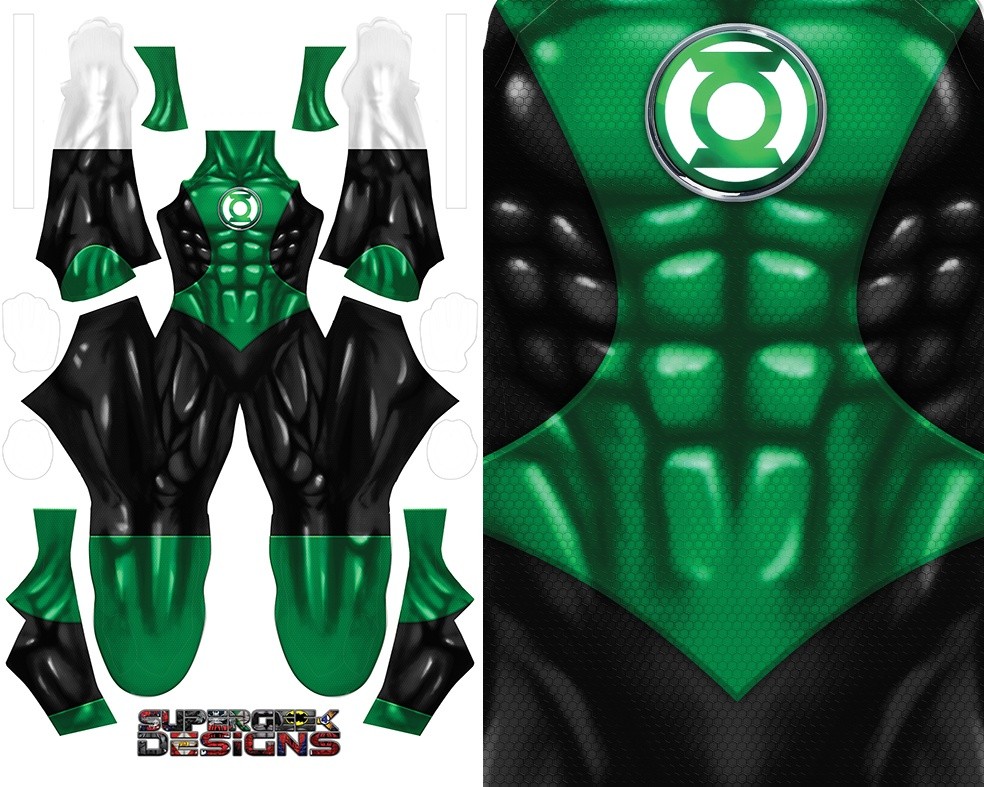 GREEN LANTERN (new design) pattern file - SUPERGEEK DESIGNS