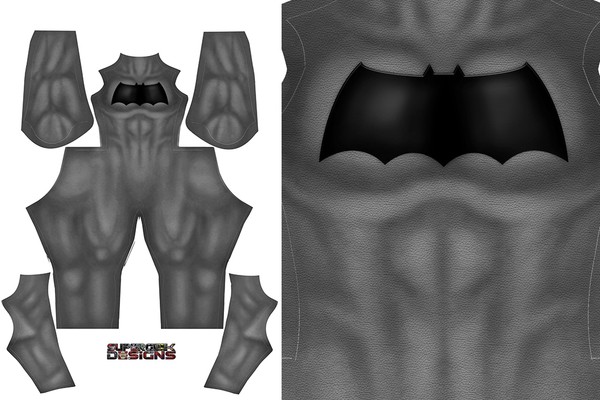BATMAN BEYOND (no belt) pattern file - SUPERGEEK DESIGNS