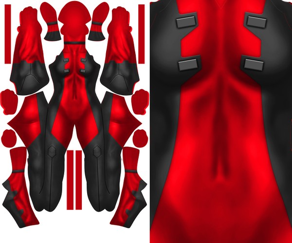 RED RANGER WITH EMBLEM pattern file - SUPERGEEK DESIGNS