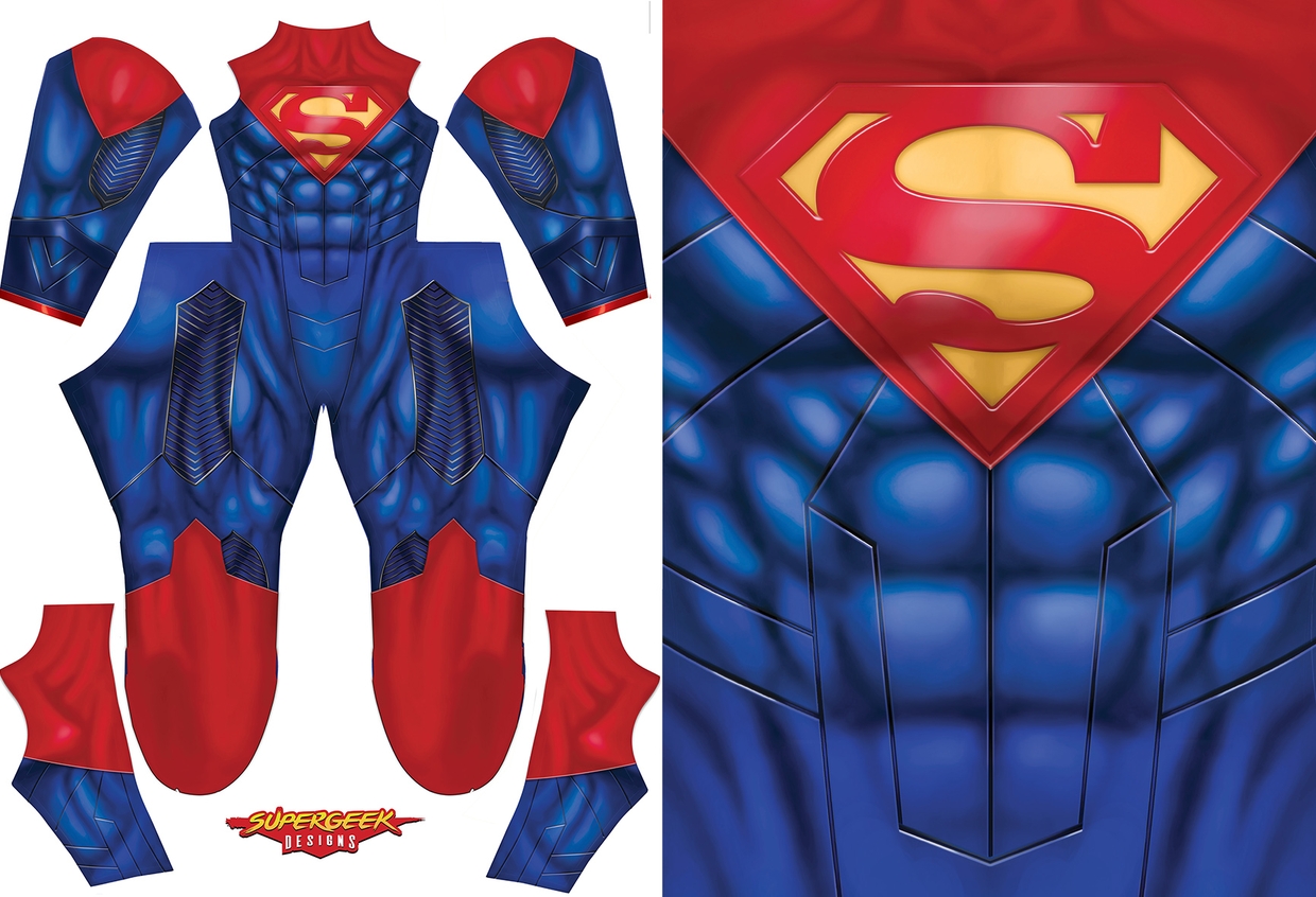 JON KENT SUPERMAN (no belt) pattern file - SUPERGEEK DESIGNS