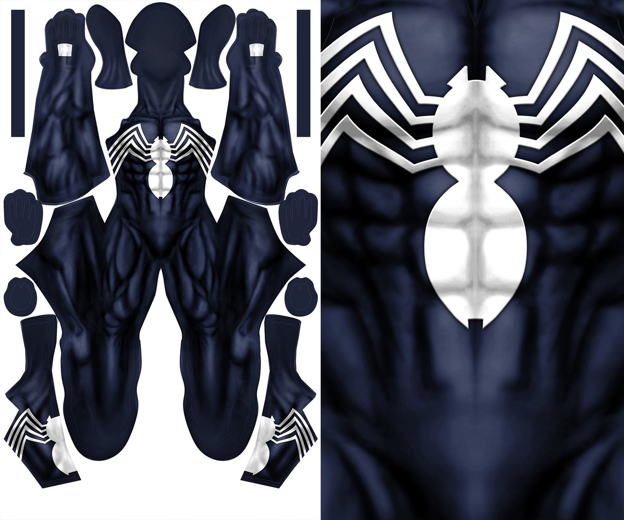 BLUE TINTED SYMBIOTE pattern file - SUPERGEEK DESIGNS