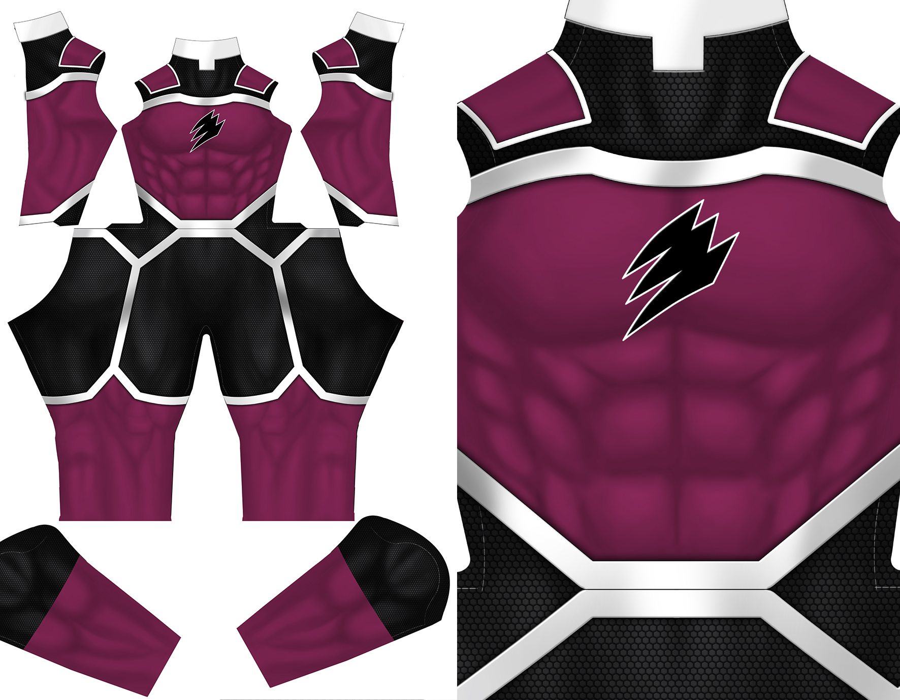 COMIC DEADPOOL PATTERN (updated) - SUPERGEEK DESIGNS