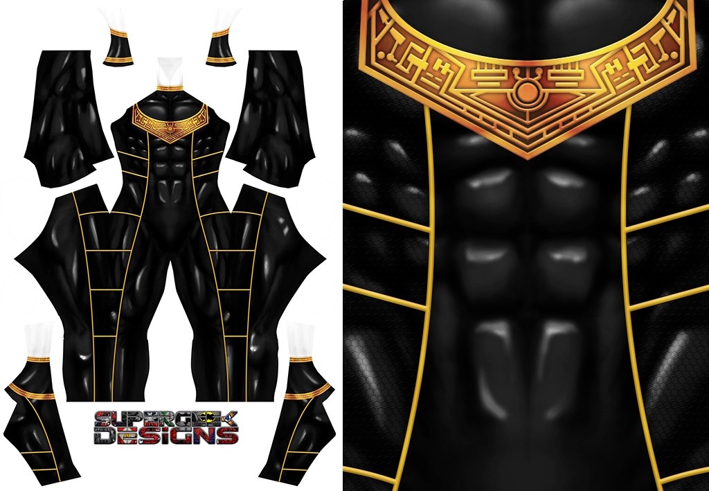 GOLD ZEO RANGER V2 pattern file - SUPERGEEK DESIGNS