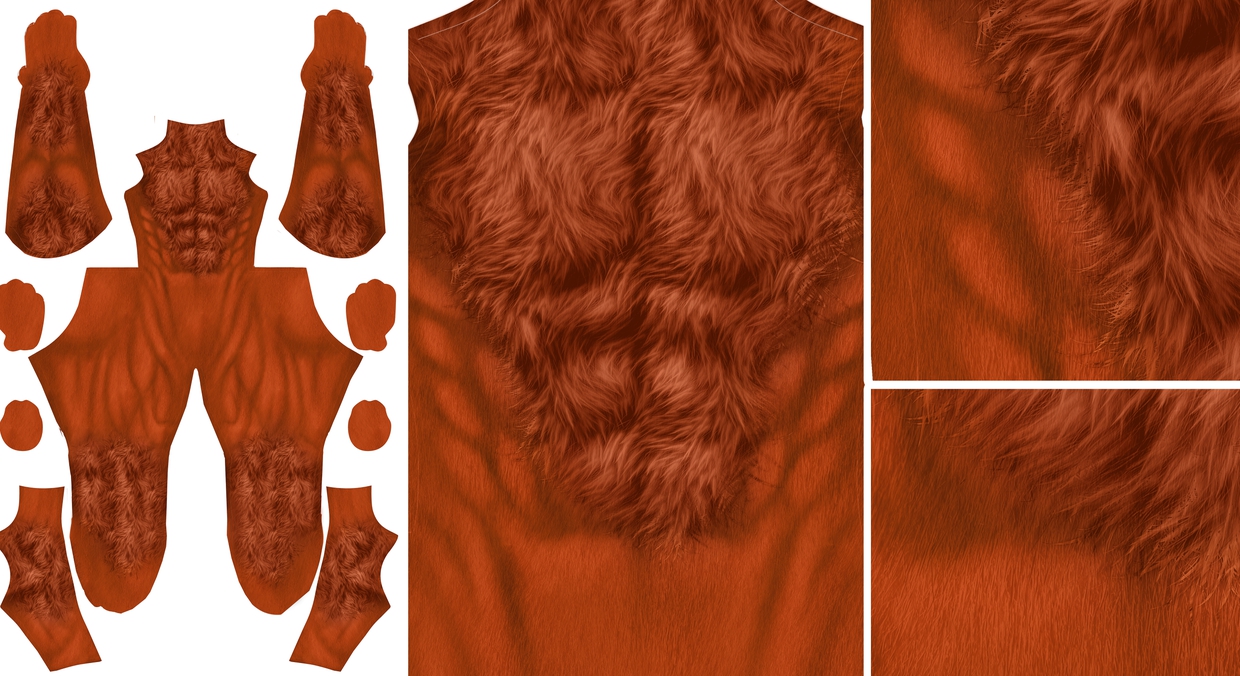 FUR SUIT pattern file - SUPERGEEK DESIGNS