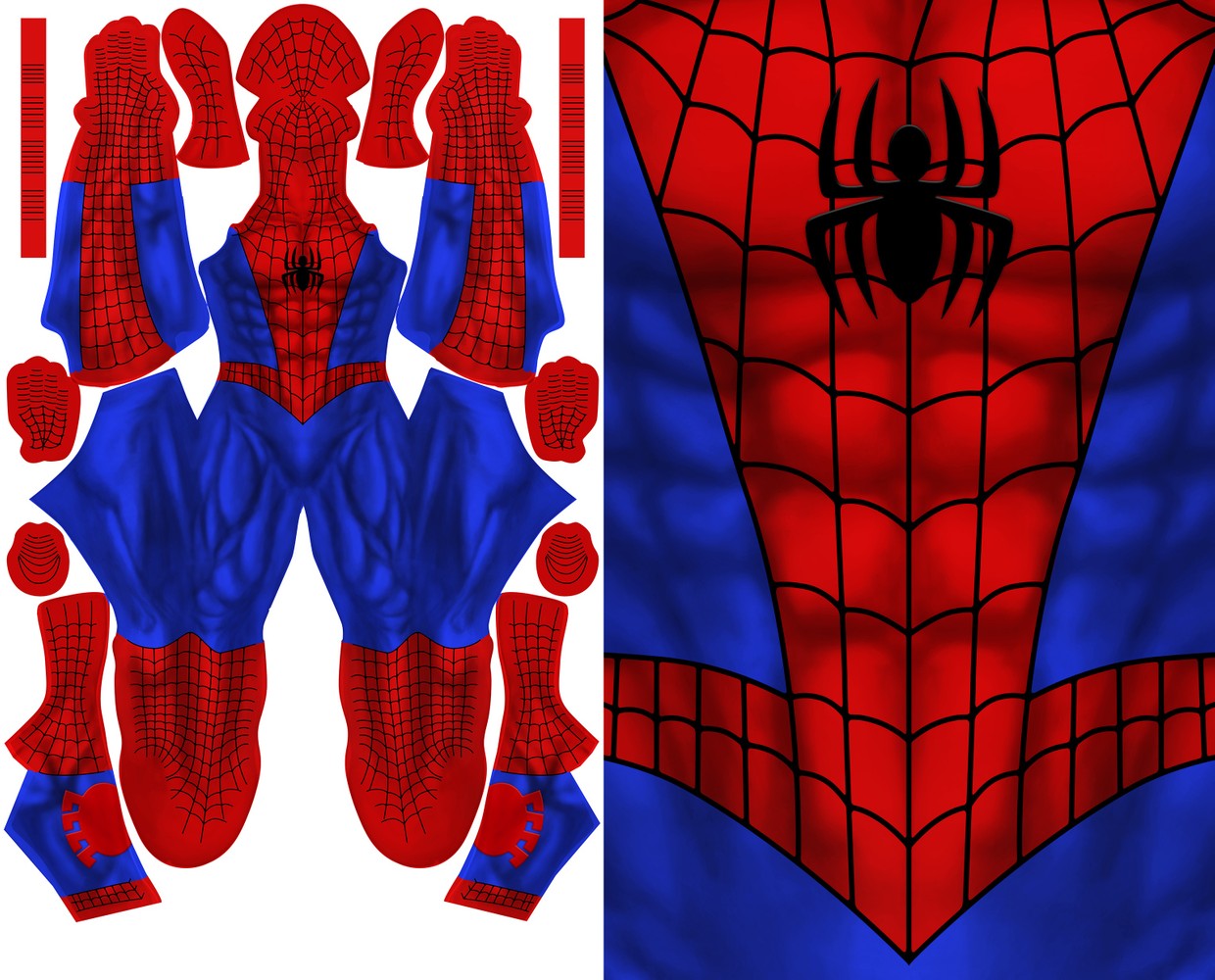 COMIC SPIDERMAN - (NO HEX PATTERN) - SUPERGEEK DESIGNS