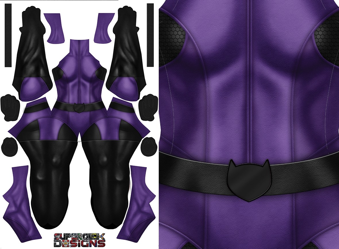 CATWOMAN pattern file (no mask) - SUPERGEEK DESIGNS