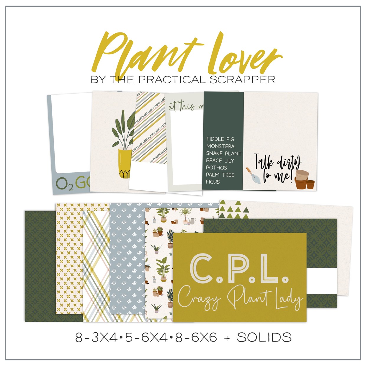 Plant Lover - The PracticalScrapper