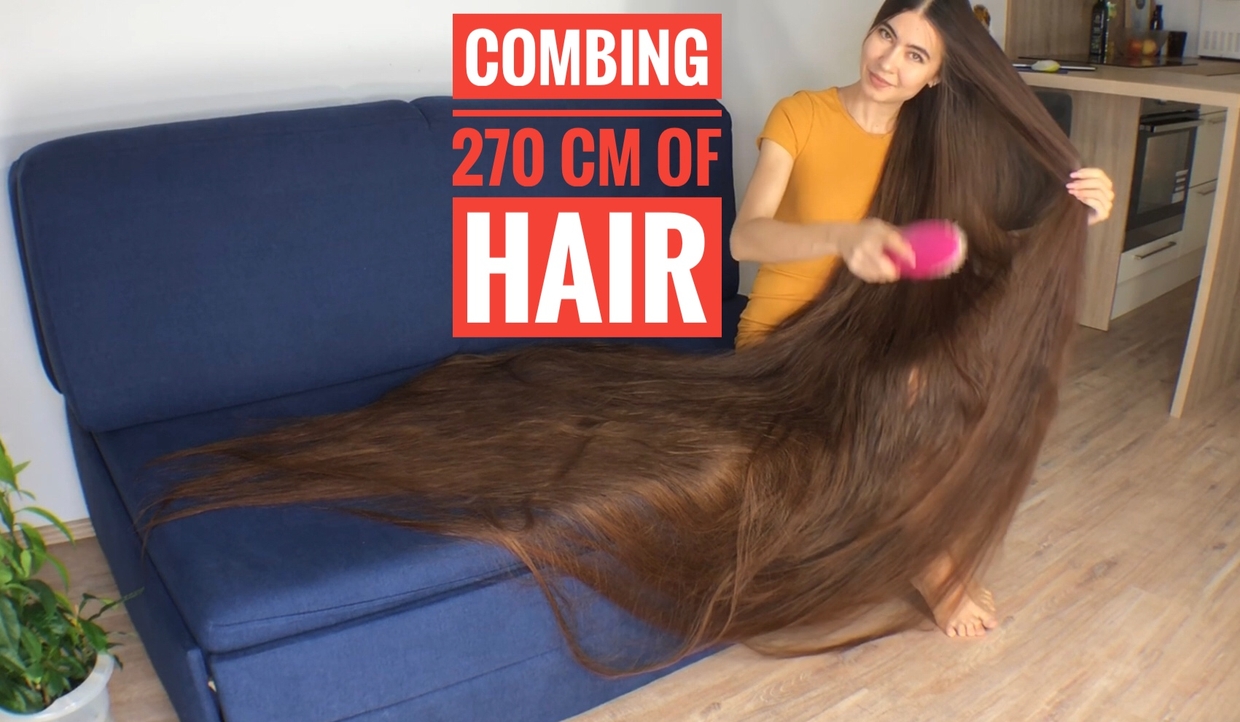 Grow long hair! Combing 270 cm of hair. - aliia-more