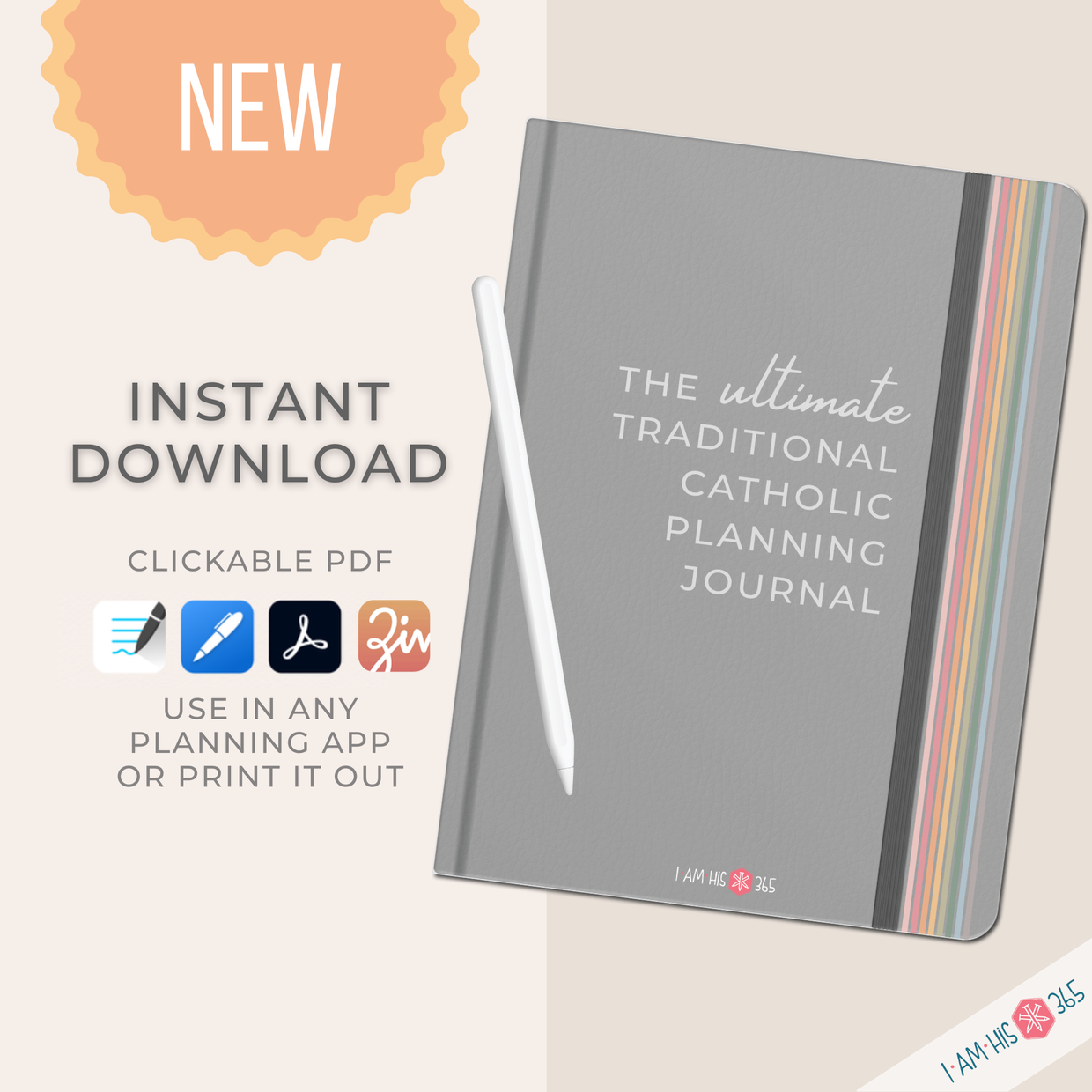 The Ultimate Traditional Catholic Planning Journal - D - IamHis365