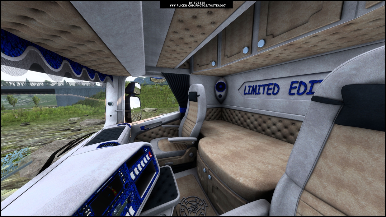 Interior Scania by RJL LIMITED ETS 2 #30 - TosteR007 Custom