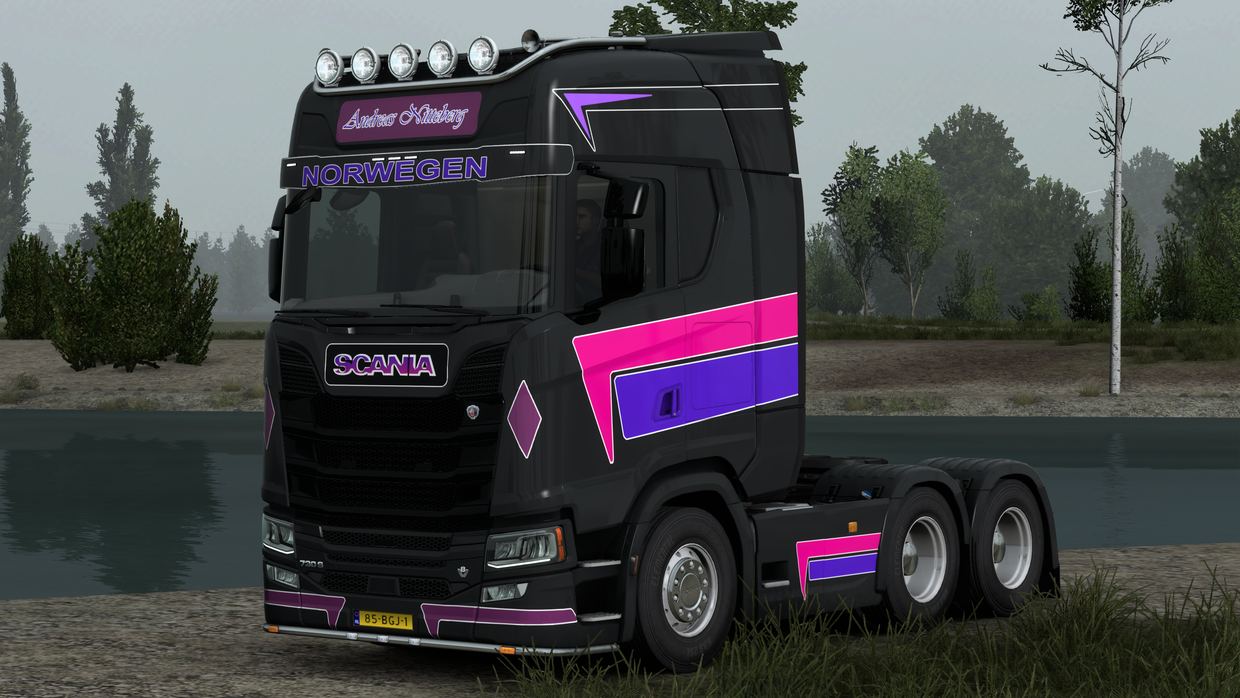 Scania S Next Gen Andreas Netteberg SKIN ETS 2 - TosteR007 Custom