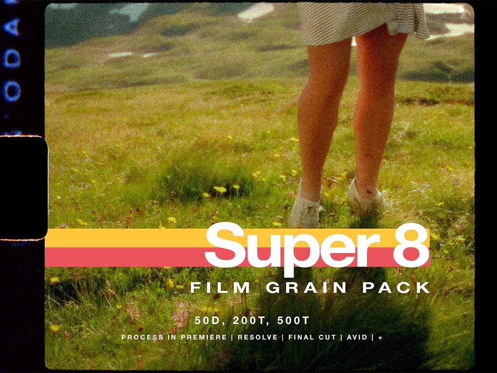 Super 8 Film Grain Pack (Grain, Overlays, Textures) - Austin Newman