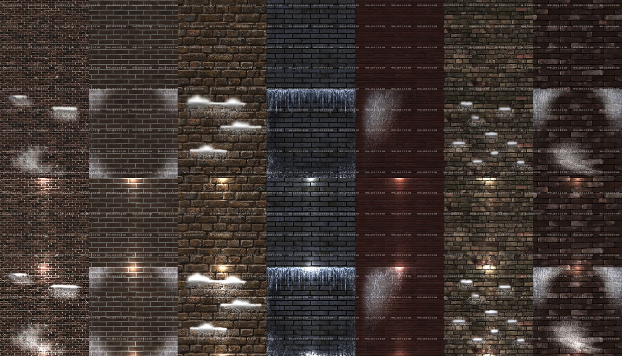 WINTER BRICK WALLS - WildRoseGr