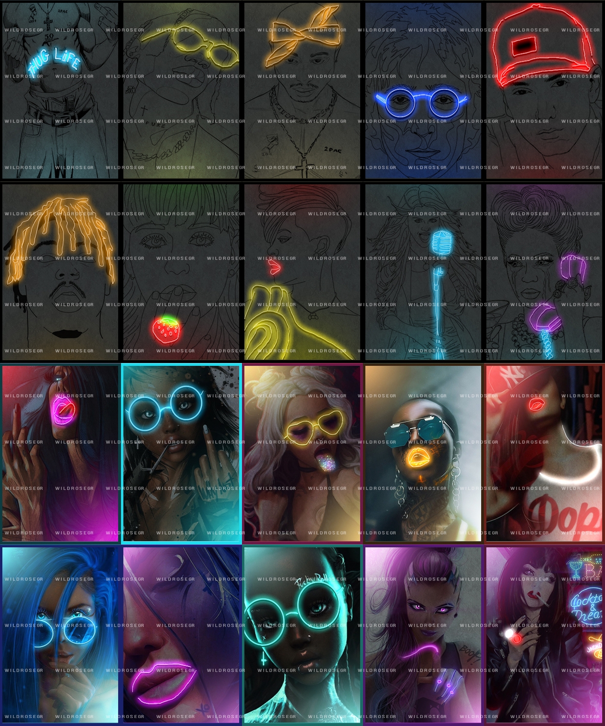 MLMA (DIGITAL ART PRINT) - WildRoseGr