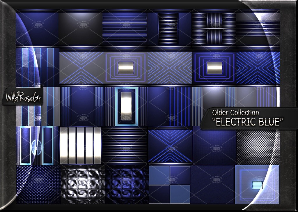 OLDER COLLECTION " ELECTRIC BLUE " - WildRoseGr