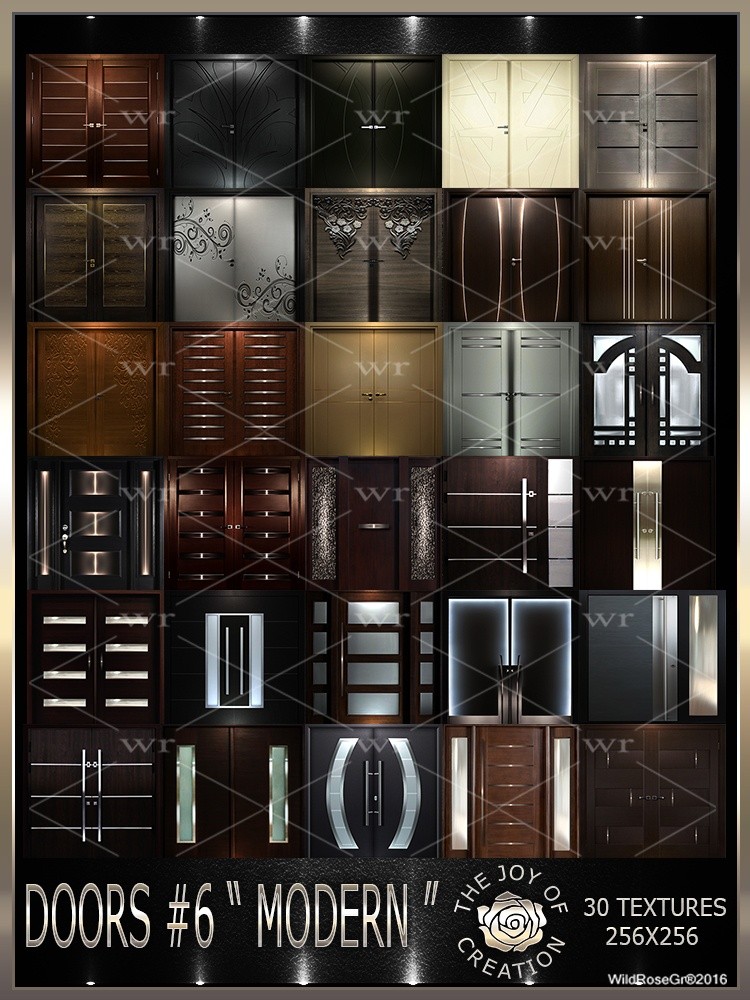 ~DOORS #6 " MODERN " TEXTURE PACK ~ - WildRoseGr