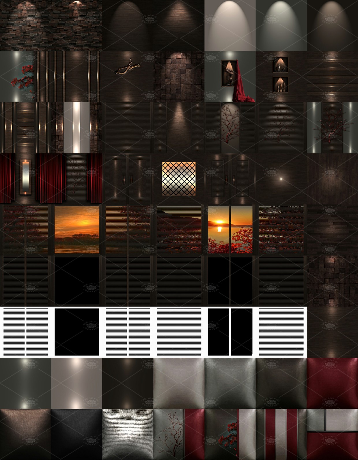 ~ BLINDS CURTAINS IMVU TEXTURE PACK ~ - WildRoseGr