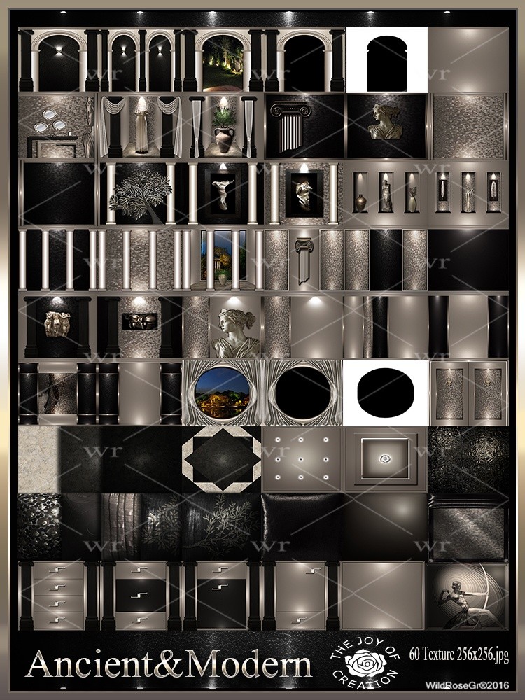 GLASS TEXTURES WITH OPACITY - WildRoseGr