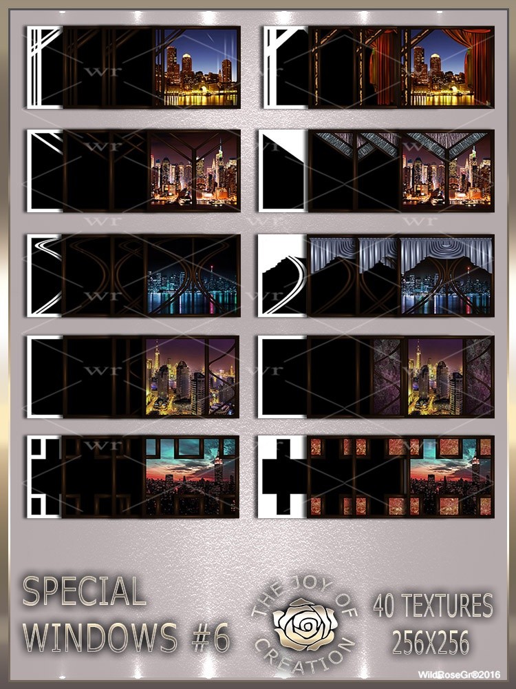 ~ SPECIAL WINDOWS #6 TEXTURE PACK ~ - WildRoseGr