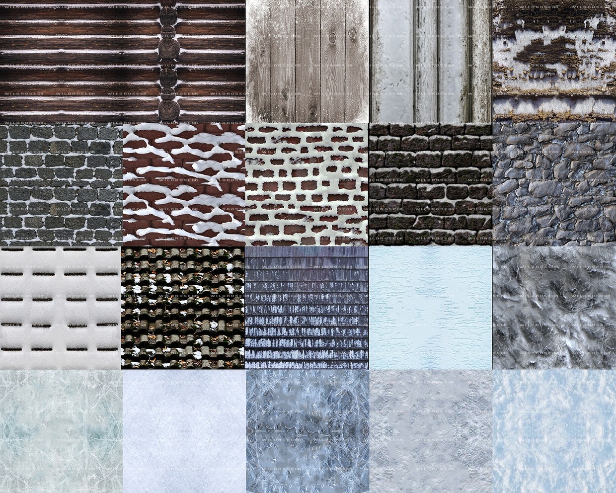FREE WINTER TEXTURES - WildRoseGr