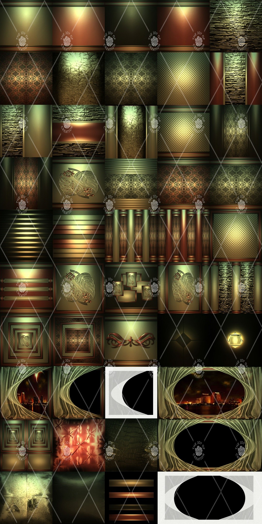 GLASS TEXTURES WITH OPACITY - WildRoseGr