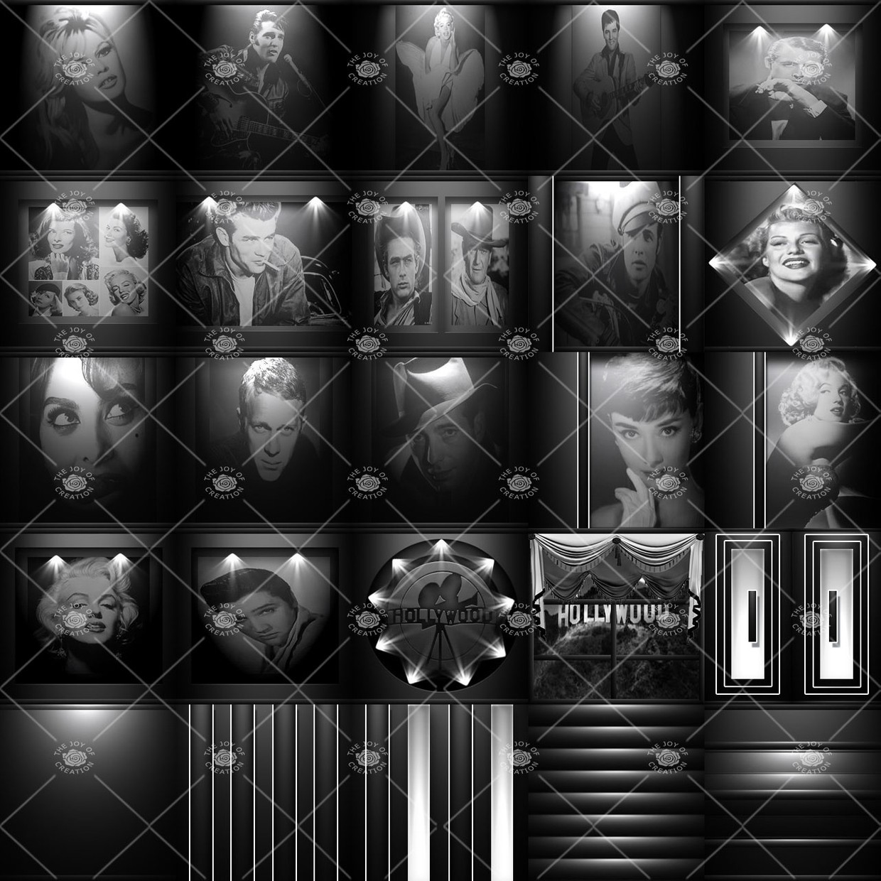 GLASS TEXTURES WITH OPACITY - WildRoseGr