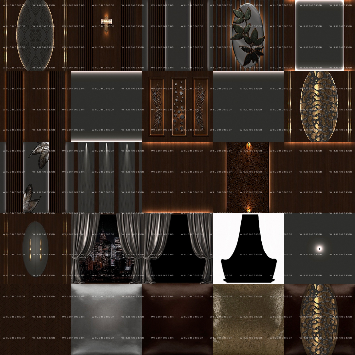 ELEGANT WALLS #1 - WildRoseGr