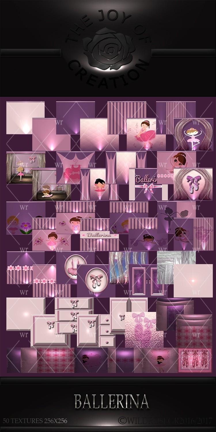 BALLERINA TEXTURE PACK - WildRoseGr