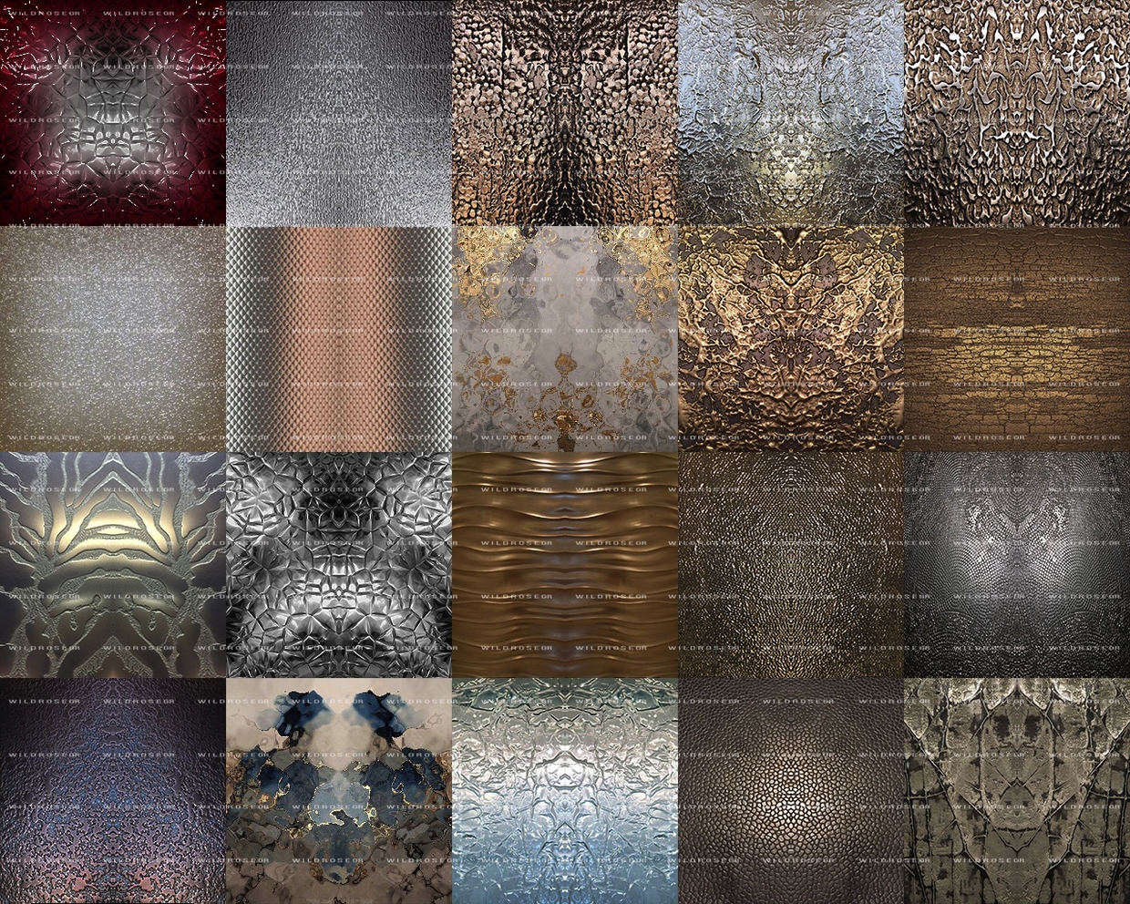 GLASS TEXTURES - WildRoseGr
