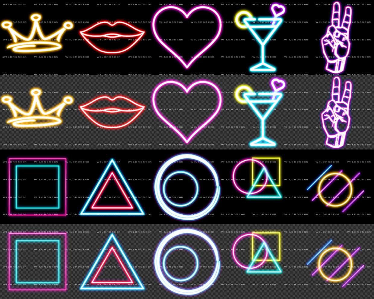 NEON SIGNS PNG - WildRoseGr