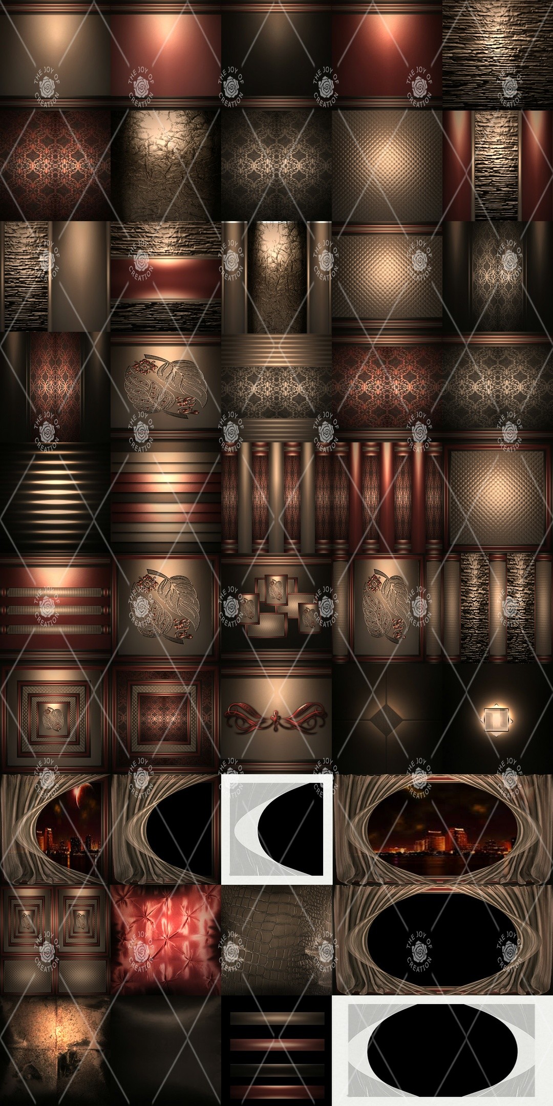 GLASS TEXTURES WITH OPACITY - WildRoseGr