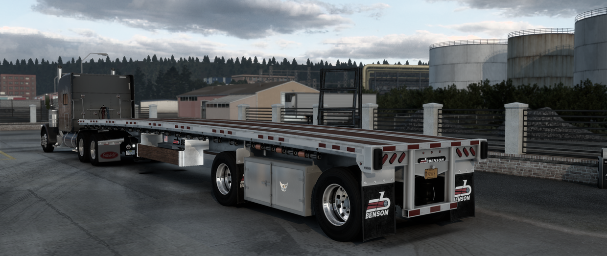 Flatbed Benson - Mod American Truck Simulador - BRIAN MODMAKER