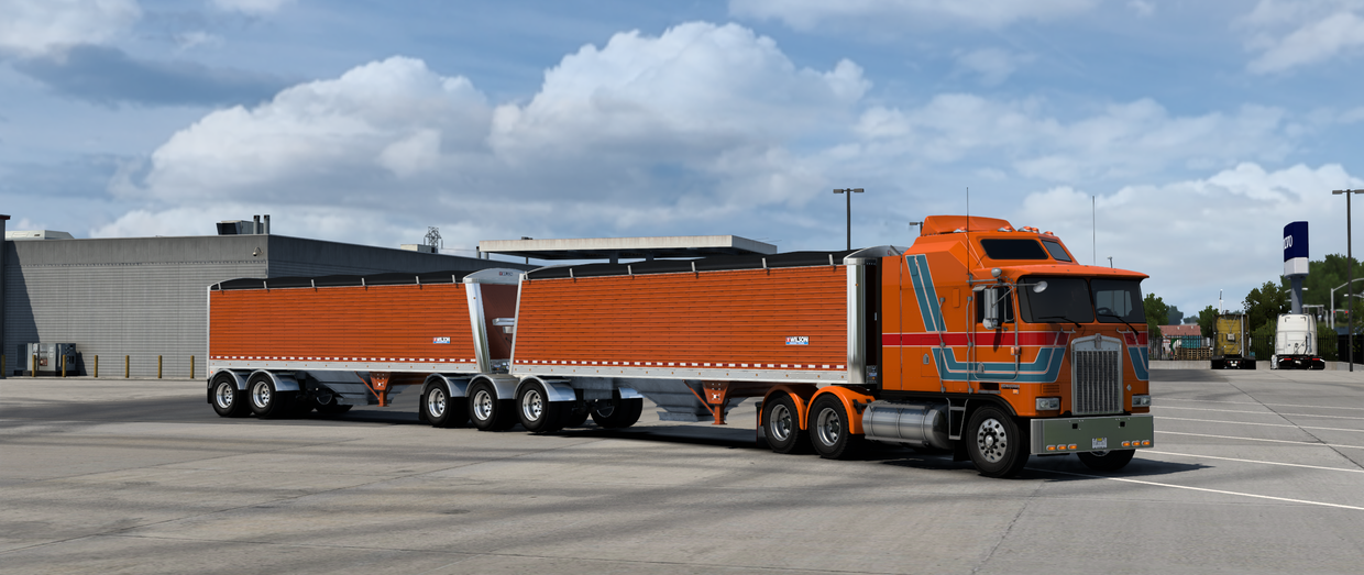 Wilson Grain Hopper Trailers - Mod American Truck Simu - Brian Modmaker