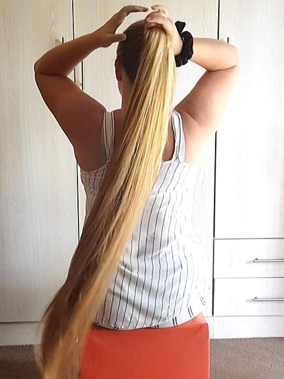 PHONE VIDEO - Rachel's dream hair - RealRapunzels