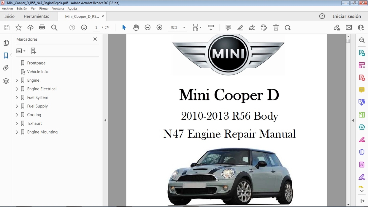 MINI COOPER D R56 N47C20 Engine Repair - Manual de Tal - Car.Repair.Manuals